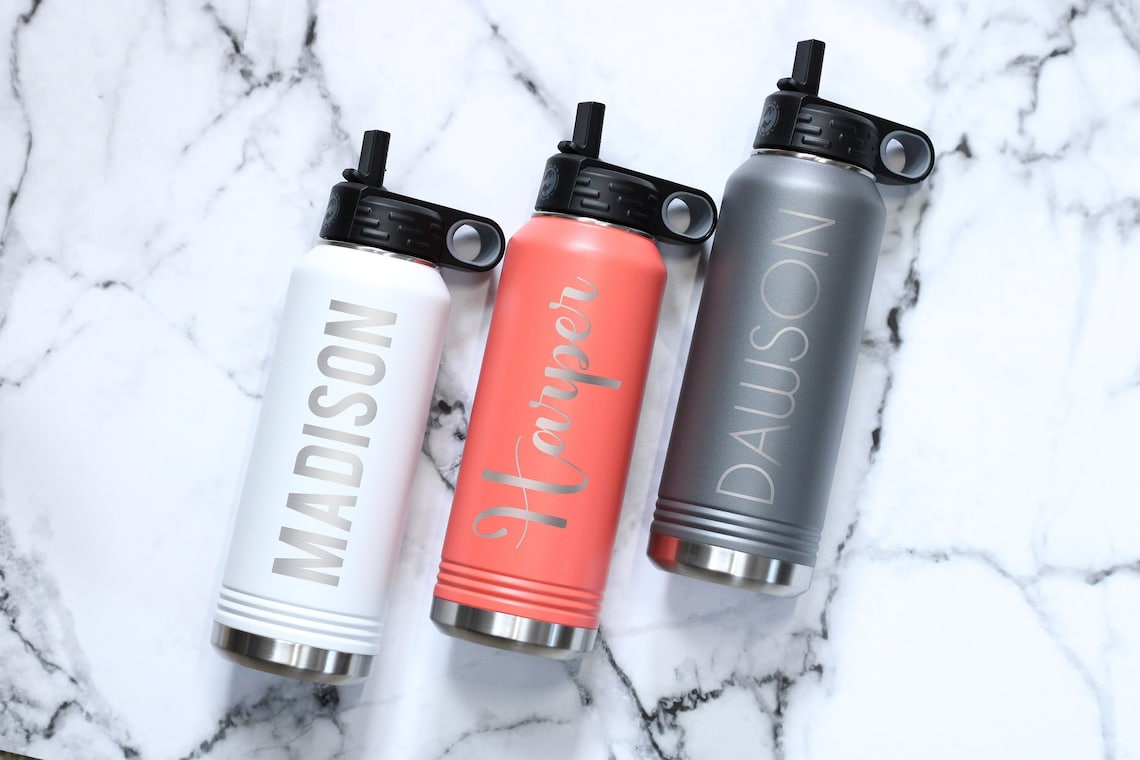 Custom Water Bottle Personalized Water Bottle Stainless - Etsy