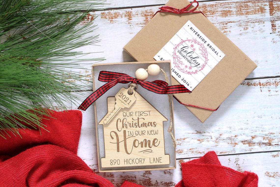 Our First Home Christmas Ornament Real Estate Agent Gift New - Etsy