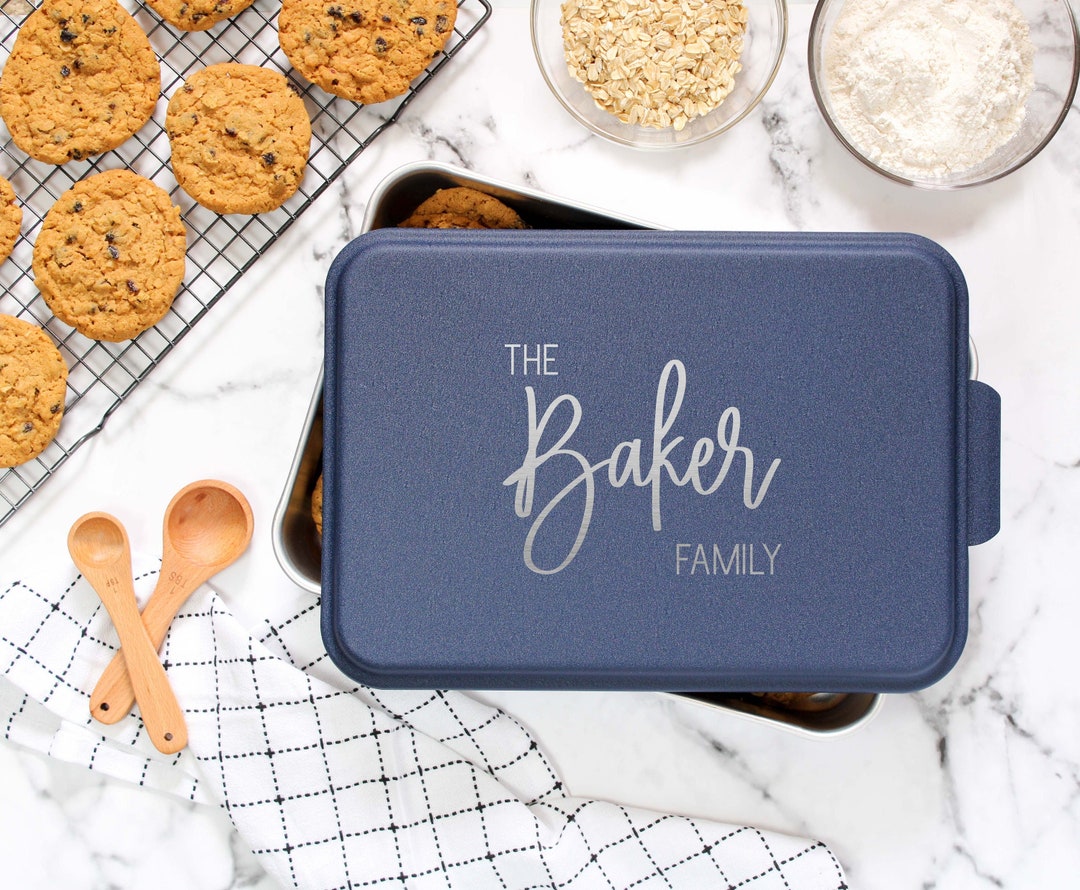 Custom Engraved Cake Pan, Personalized Cake Pan, Cake Pan With Lid ...