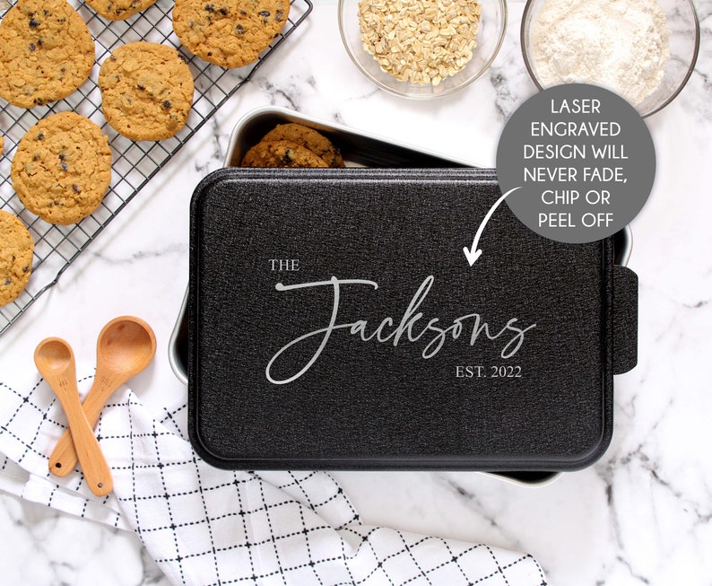 Personalized Cake Pan With Lid Custom Engraved Cake Pans - Etsy
