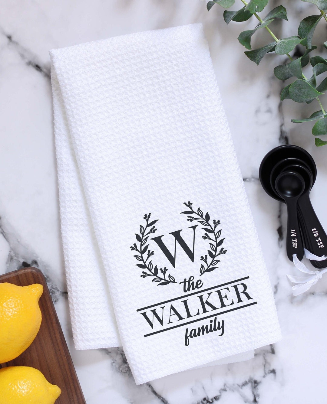 Personalized Kitchen Towel - Custom Tea Towel - Housewarming Gift ...