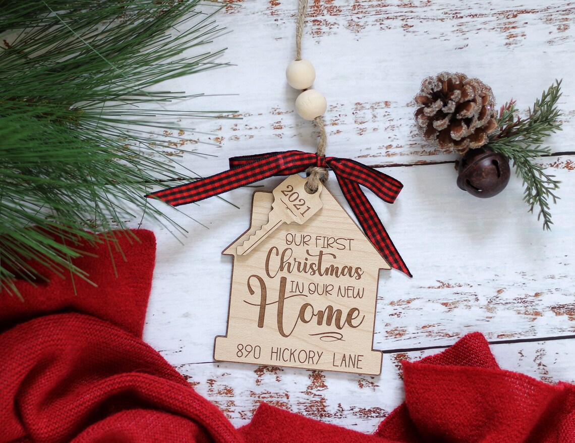 Our First Home Christmas Ornament Real Estate Agent Gift New - Etsy