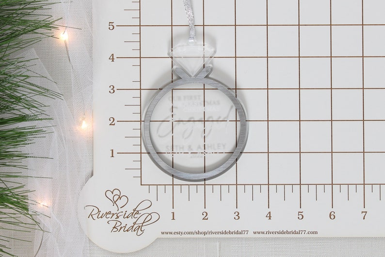 Engagement Ornament Engaged Christmas Engagement Ornament - Etsy