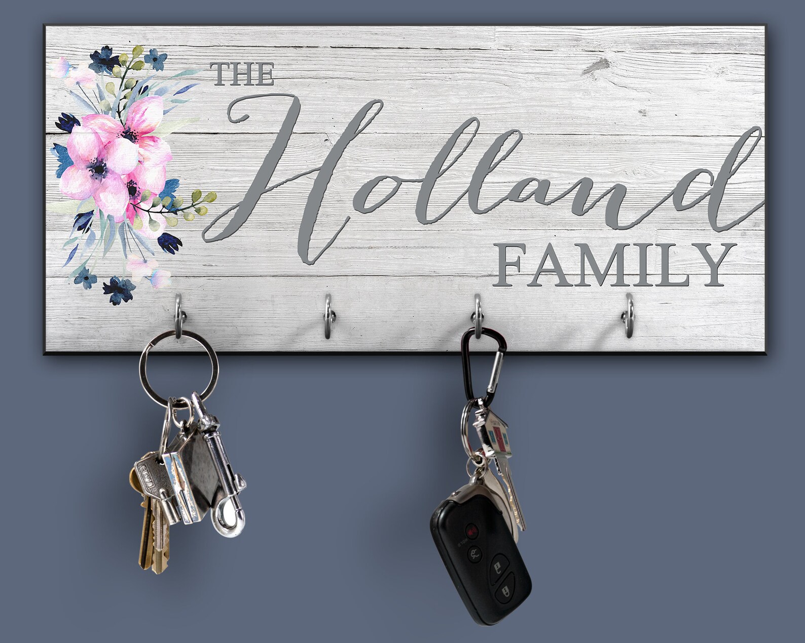 Personalized Key Holder Key Holder Entryway Organizer Key - Etsy