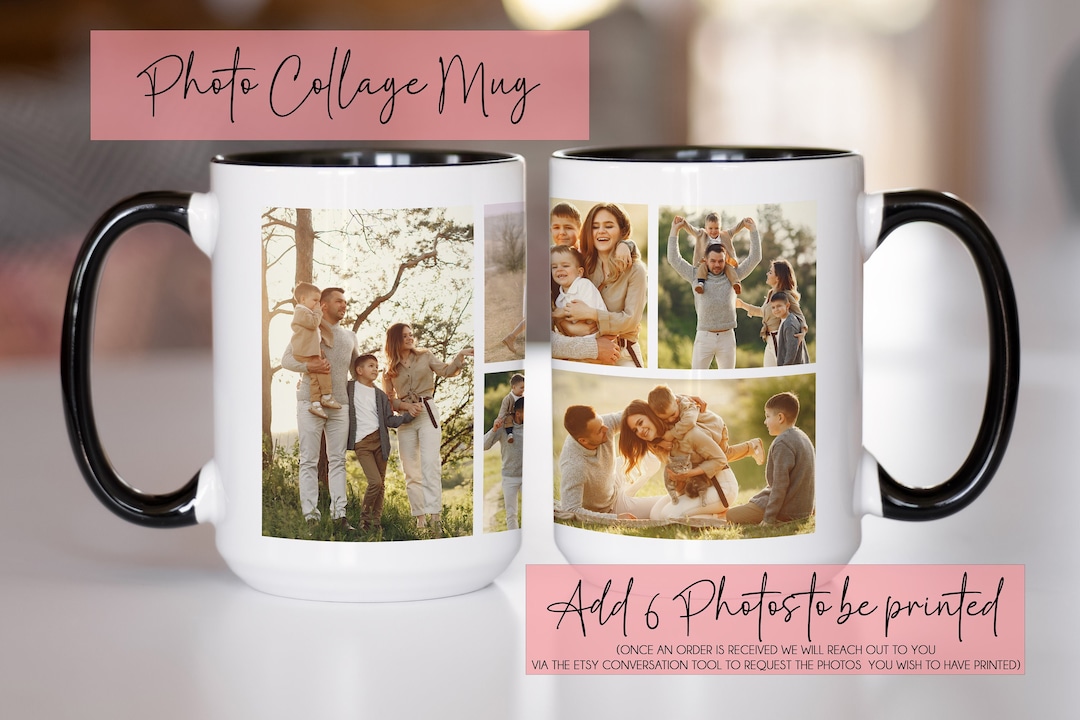 Custom Photo Mug, Photo Collage Mug, Custom Photo Gifts, Personalized ...