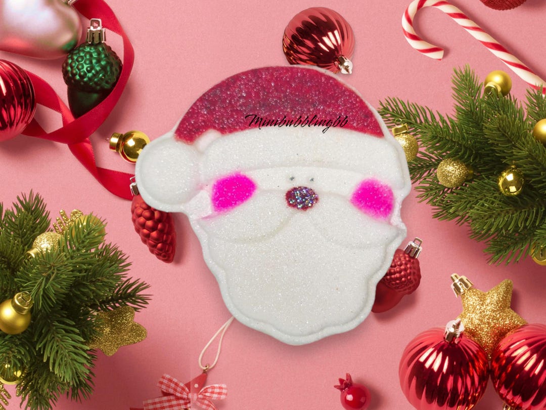 Santa Bath Bomb Favors, Stocking Stuffers, Christmas Gift Idea, Bath ...