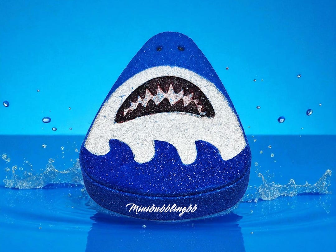 Shark Bath Bomb – Ocean Scented Fizzy Bath Treat | Fun Shark Bath Bomb ...