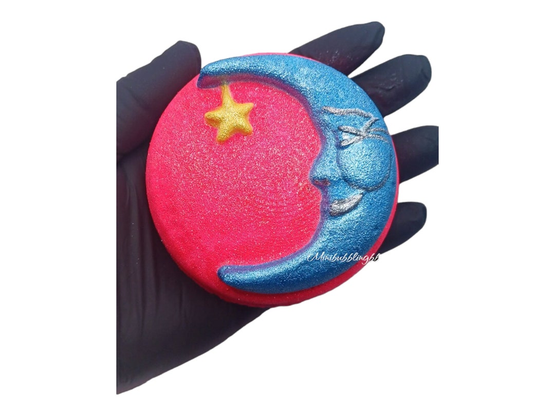 Crescent Moon Bath Bomb Celestial Party Favors Night Sky - Etsy