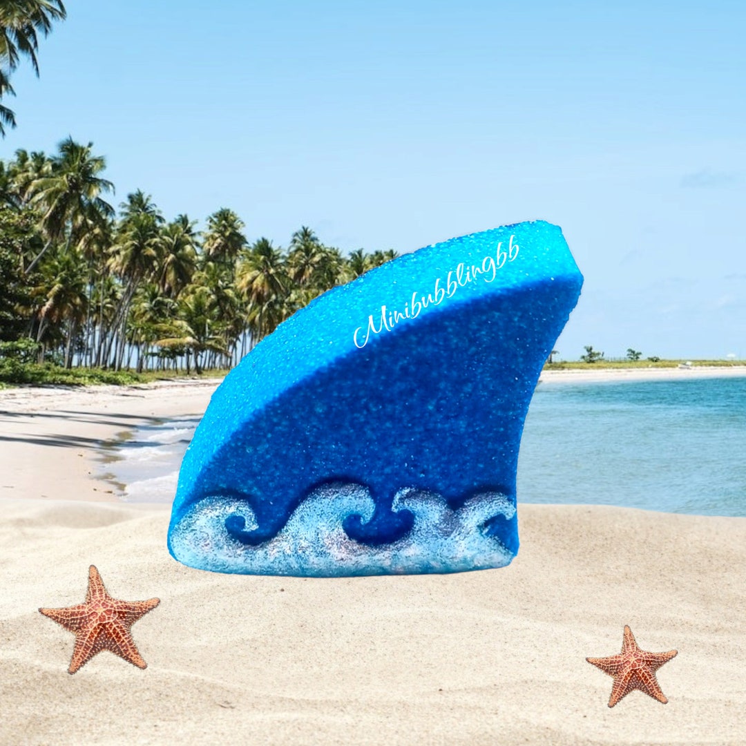 Shark Fin Bath Bomb Favors 1 Oz. Fin Bath Bomb Shark Attack - Etsy