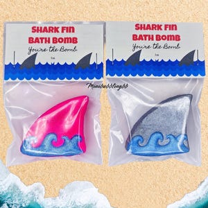 Shark Fin Bath Bomb Favors 1 Oz., Fin Bath Bomb, Shark Attack Bath Bomb ...