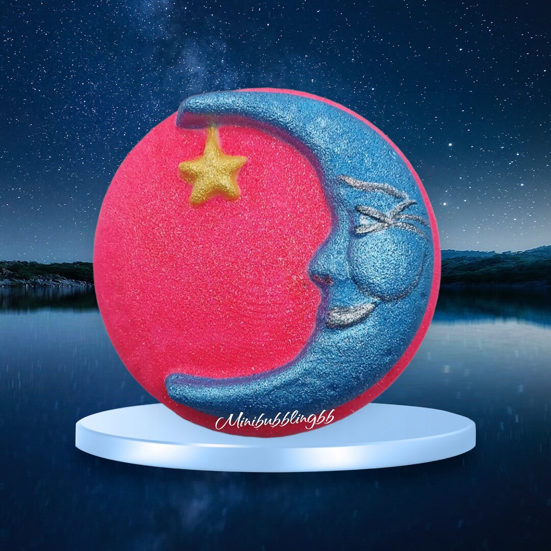 Crescent Moon Bath Bomb, Celestial Party Favors, Night Sky Bath Bombs ...