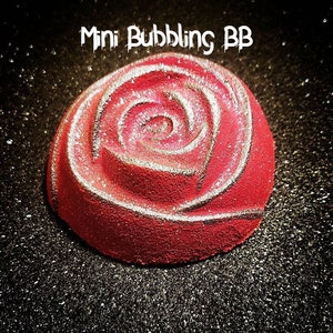 Rose Bath Bomb Black Bath Bomb Red Bath Bomb Gothic Bath - Etsy
