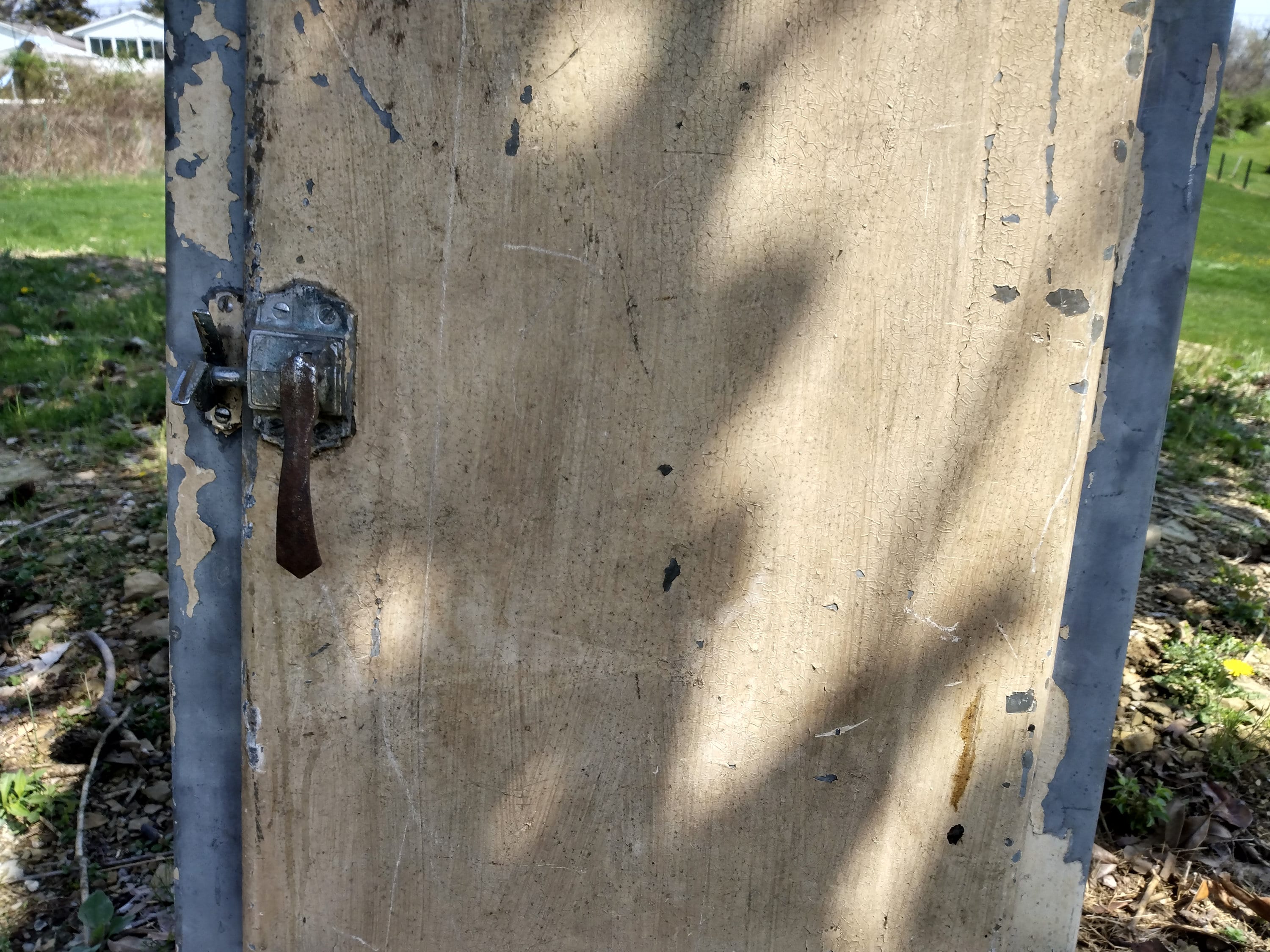 Antique Primitive Refrigerator Ice Chest Cooler Distressed Ice Box Non ...