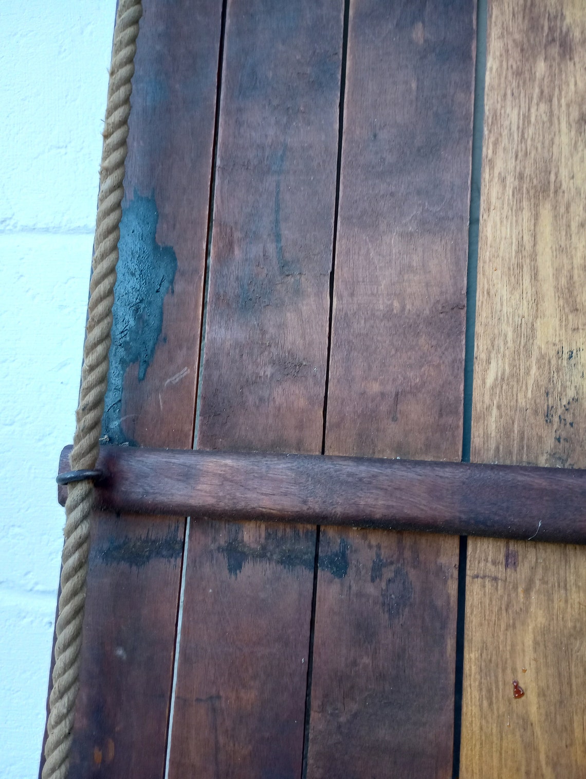 Antique Extra Large Toboggan Sled Cabin Lodge Country Home Farm House ...
