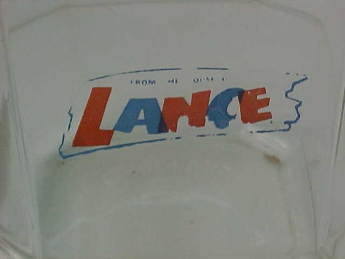 Vintage Large Lance Cracker Counter Display Jar With Glass Lid - Etsy