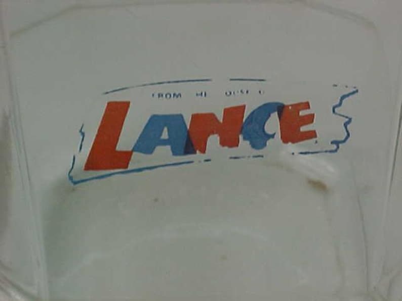 Vintage Large Lance Cracker Counter Display Jar With Glass Lid | Etsy