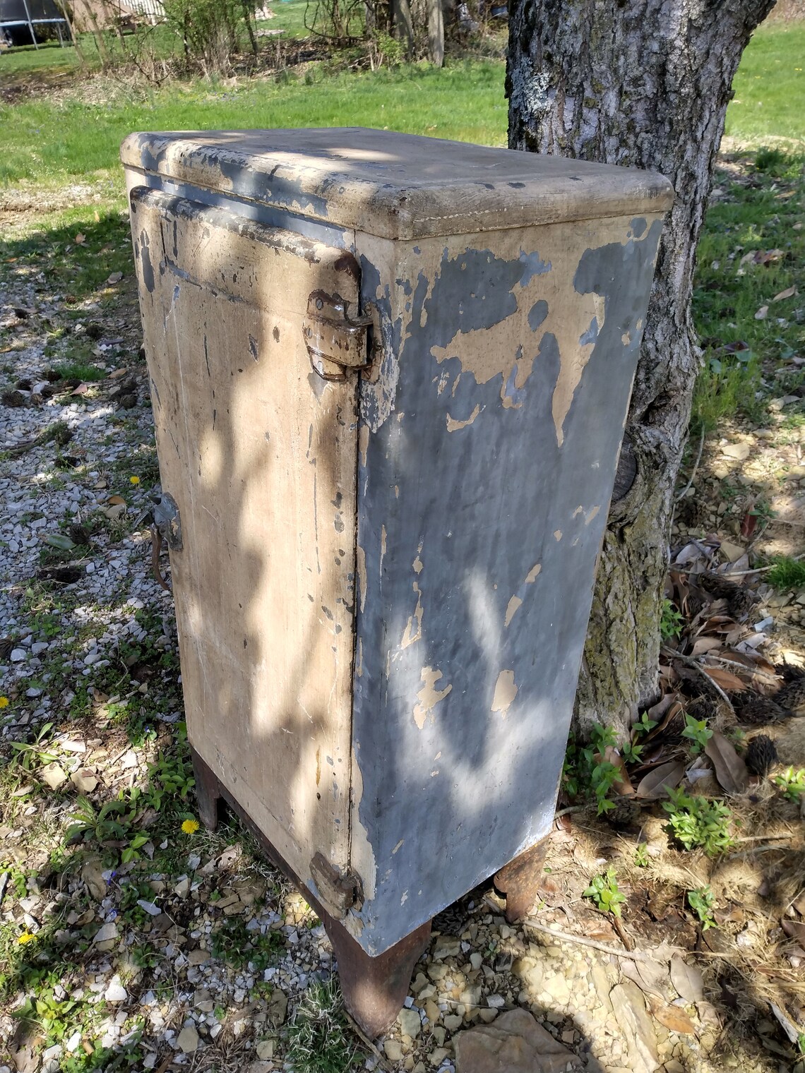 Antique Primitive Refrigerator Ice Chest Cooler Distressed Ice - Etsy