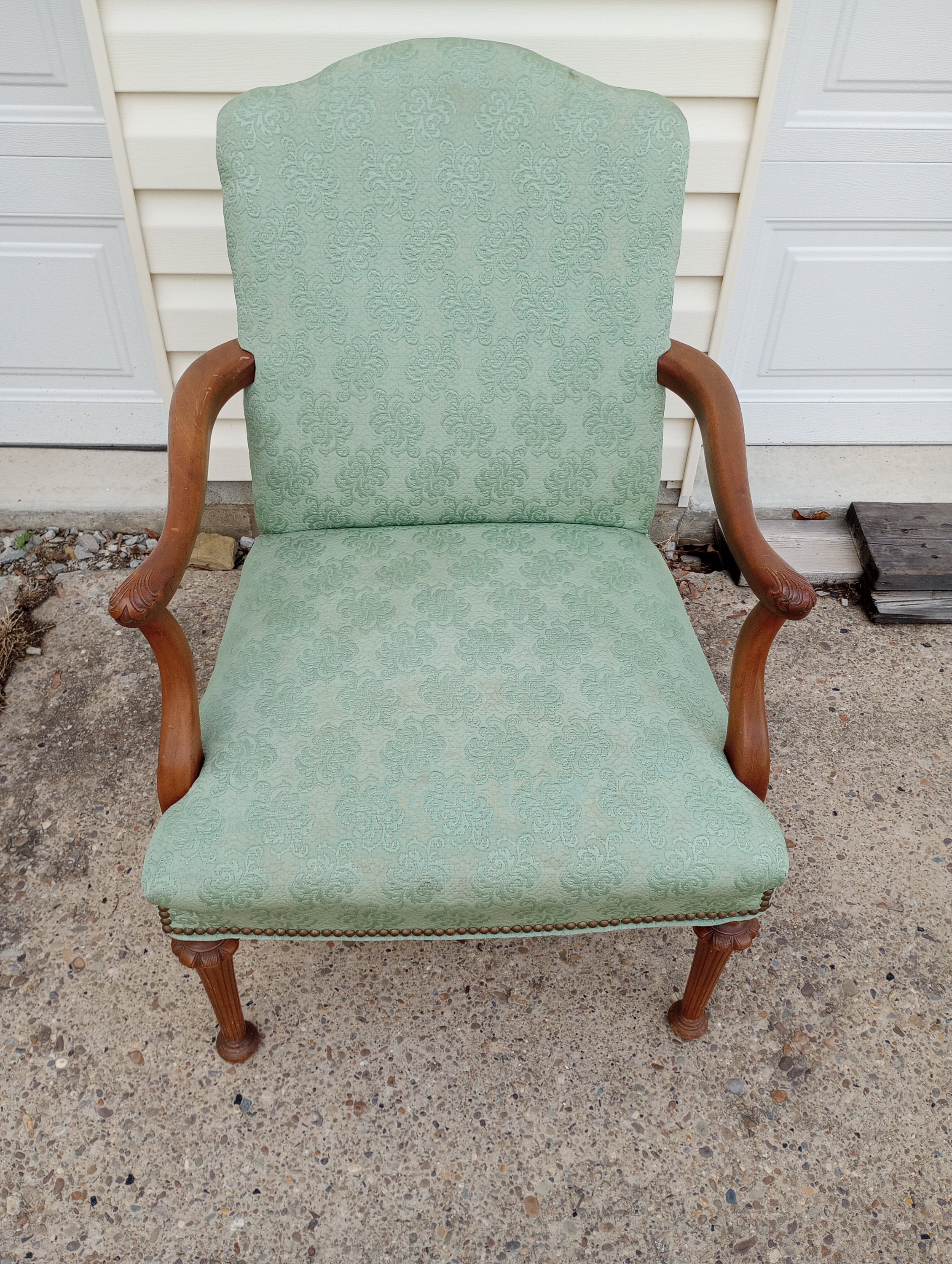 Antique Accent Chair Parlor Chair Livingroom Chair Farmhouse Country ...