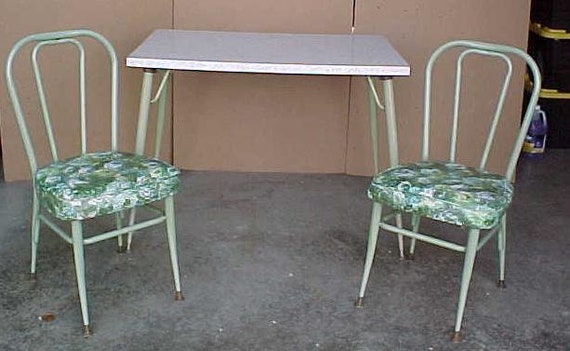 Vintage 1960 s Formica Kitchen Table and 2 Chairs Mid Century Modern Retro Table and Chairs Movie Prop Photo Shoot Etsy Canada