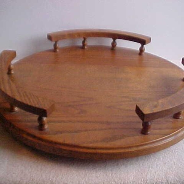 Rustic Lazy Susan - Etsy
