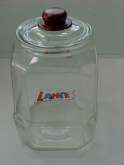 Vintage Large Lance Cracker Counter Display Jar With Glass Lid - Etsy