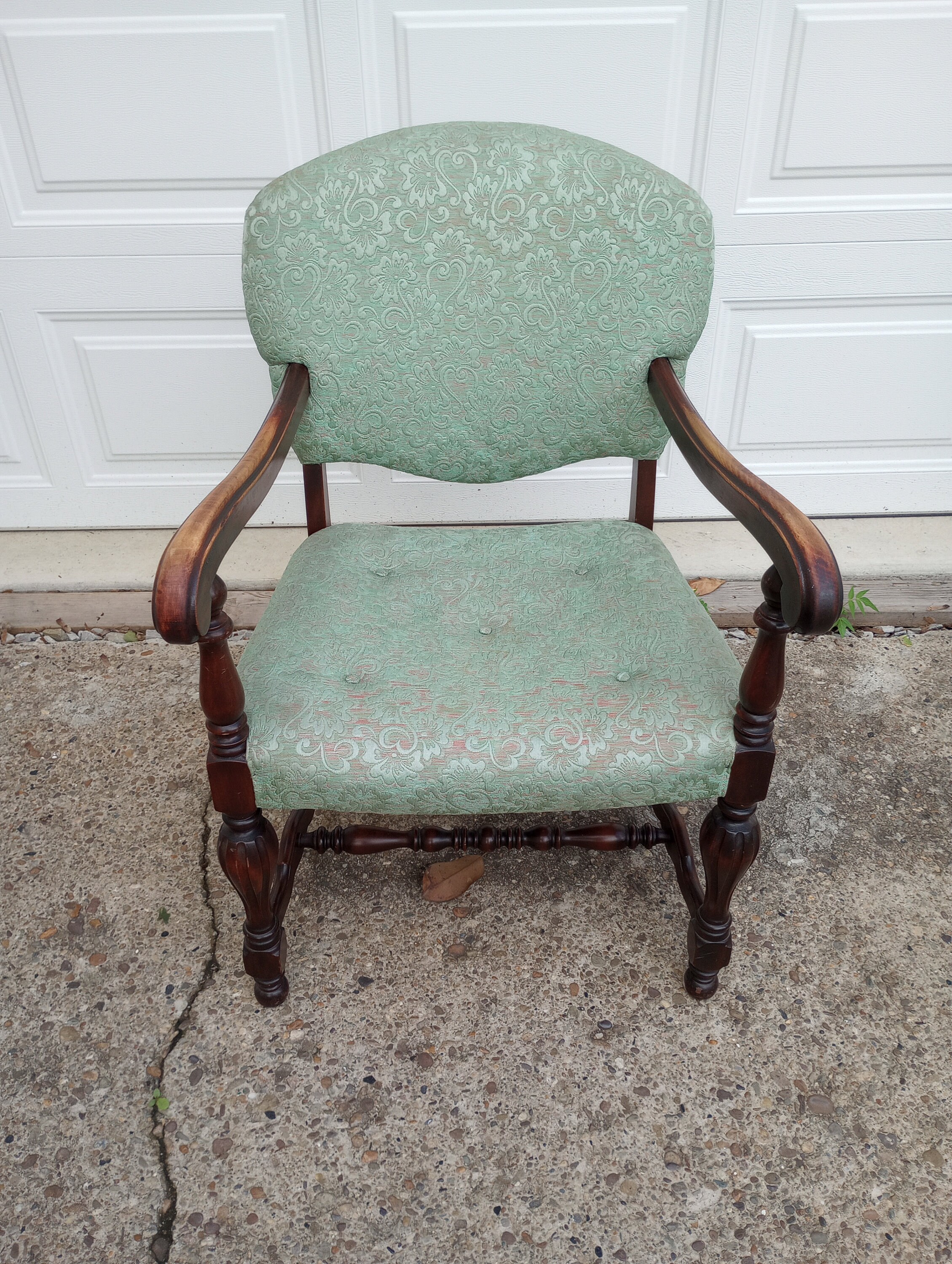 Antique Accent Chair Living Room Chair Parlor Chair Movie Prop Chair ...