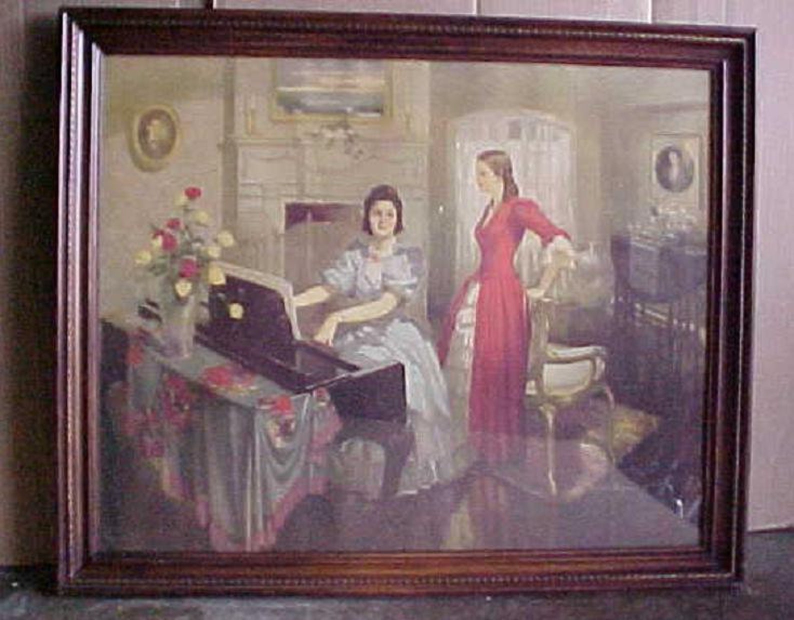 Antique Large Framed Frederic Kimball Mizen Lithograph - Etsy