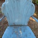 Vintage Metal Rustic Clam Back Shell Back Slant Back Patio Porch Motel ...
