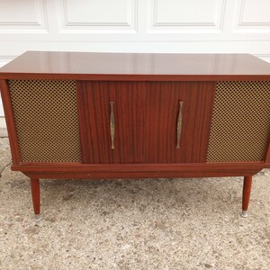 Vintage Mid Century Modern Vinyl Record Album Storage Cabinet - Etsy