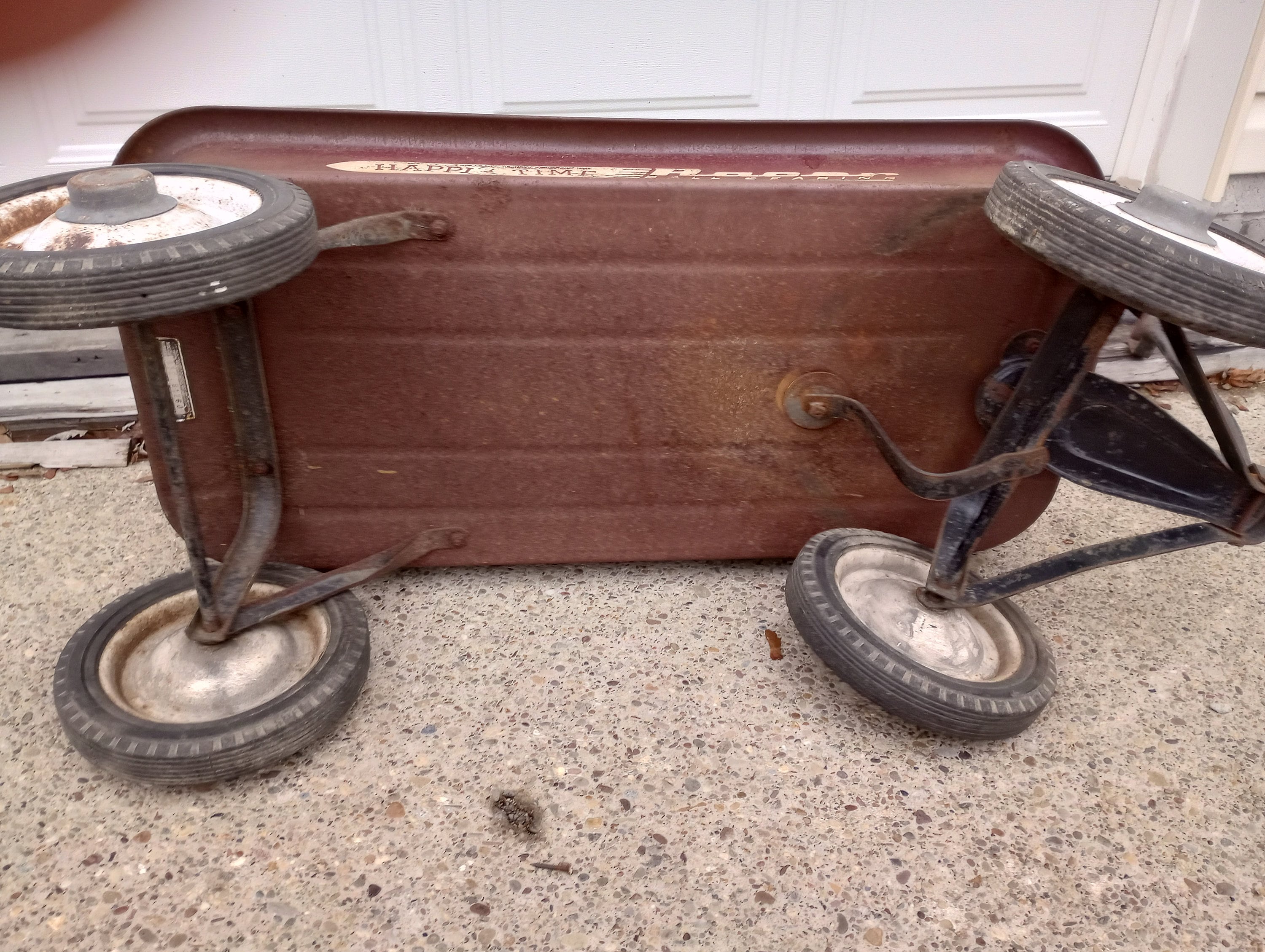 Vintage Sears and Roebuck Happi Time Racer Red Wagon Pull Toy - Etsy
