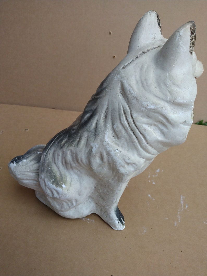 Vintage Chalkware Dog Bank Figurine Collectible Carnival Prize 1950's ...