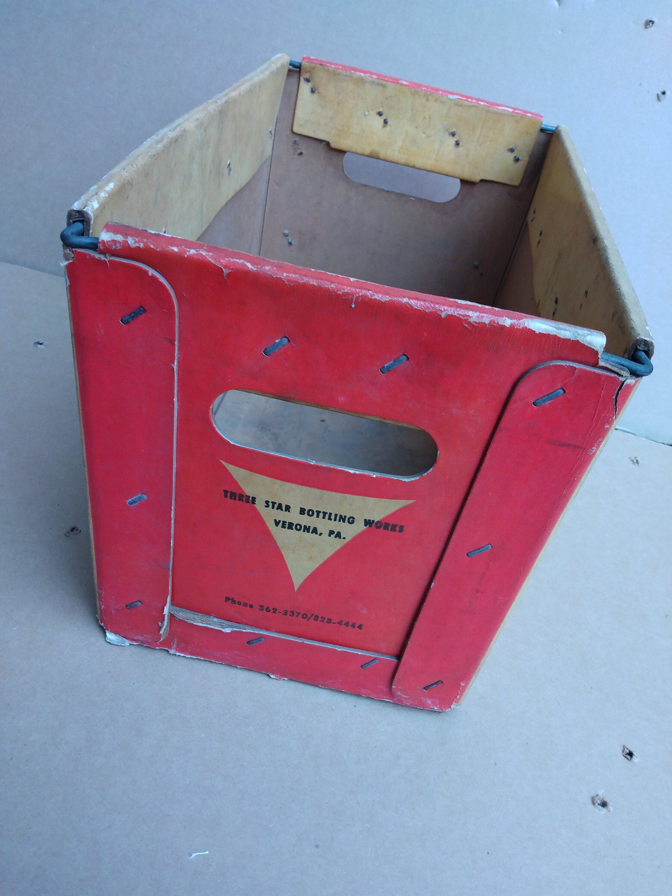 Vintage Original 1960's Three Star Pop Soda Bottle Case Display ...