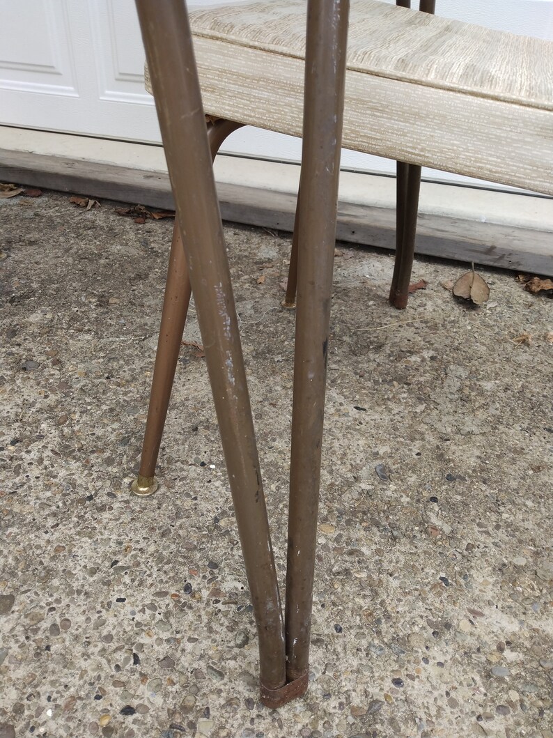 Vintage 1960' Diner Style Formica Kitchen Table and Two Chairs Mid ...