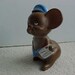 Vintage Collectible Josef Originals Mail Carrier Mailman Mouse With ...