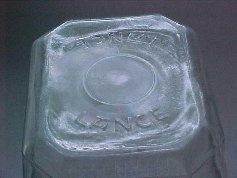Vintage Large Lance Cracker Counter Display Jar With Glass Lid - Etsy