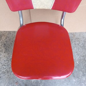 Vintage One 1950's Original Diner Style Kitchen Chair With Chrome Legs ...