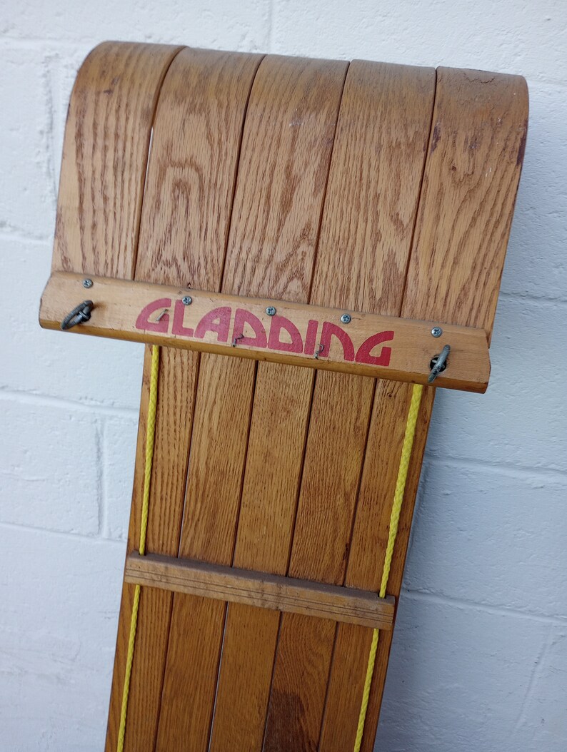 Vintage Gladding Tobaggan Sled Display Cabin Decor.ski Lodge Decor ...