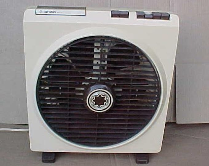 Vintage Tatung Super Deluxe 3 Speed Fan 360 Degree Rotator Front Grill ...