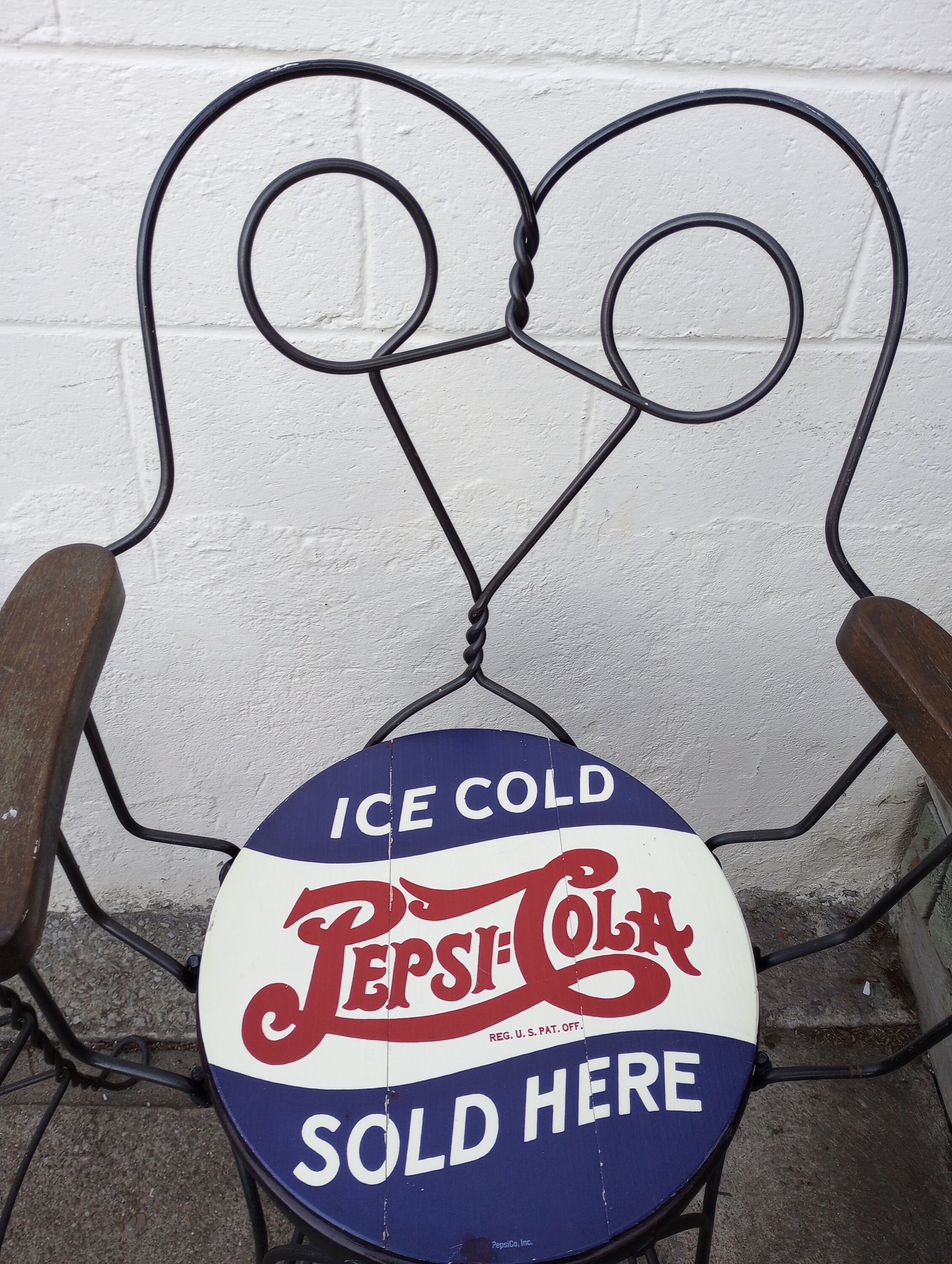 Antique Pair of Pepsi Cola Ice Cream Parlor Bar Stools Counter Stools ...