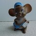 Vintage Collectible Josef Originals Mail Carrier Mailman Mouse With ...