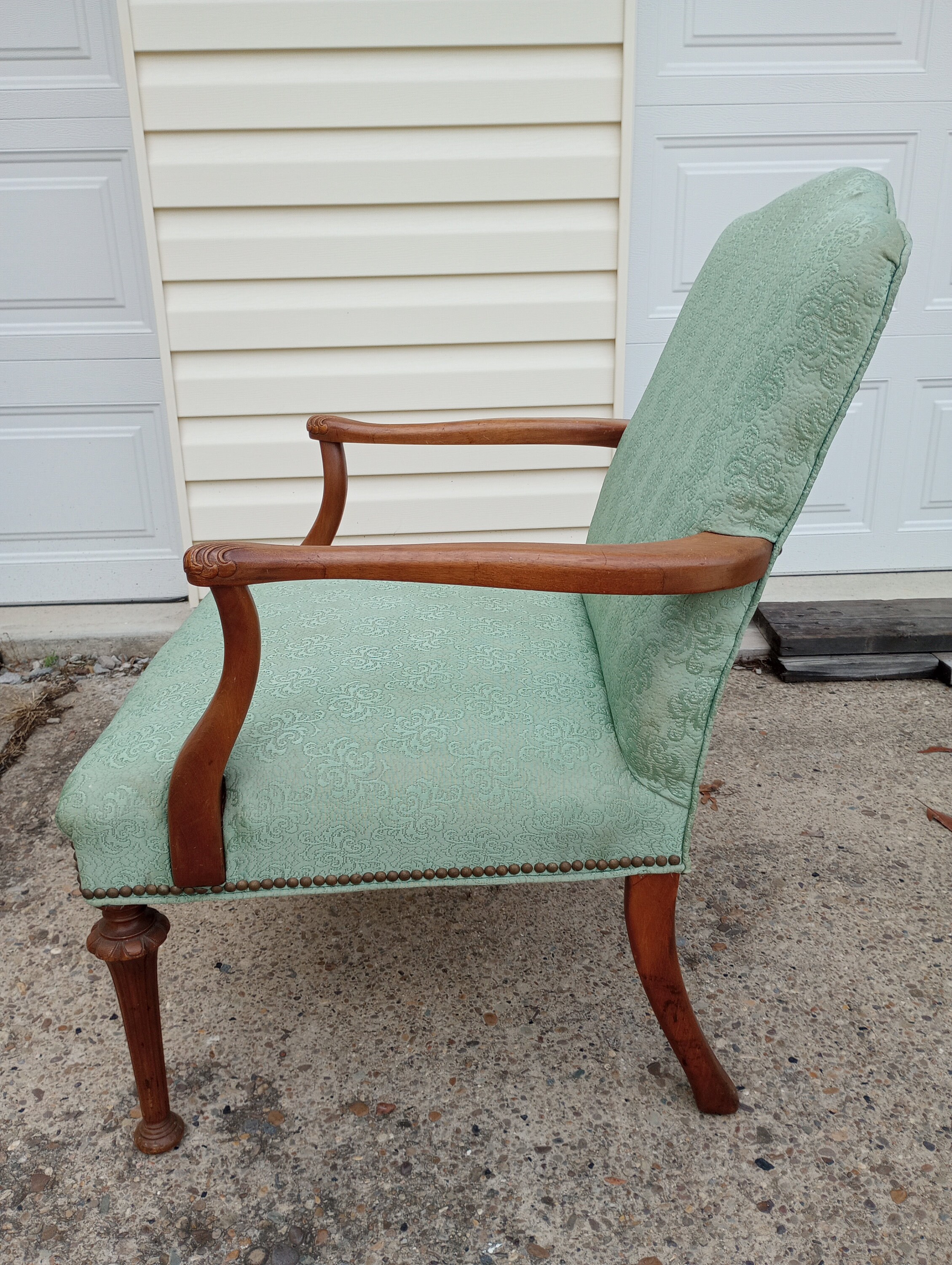 Antique Accent Chair Parlor Chair Livingroom Chair Farmhouse Country ...