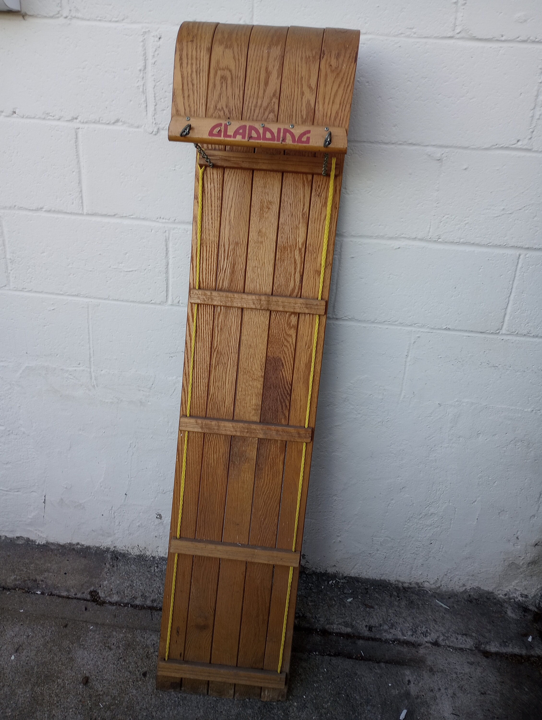 Vintage Gladding Tobaggan Sled Display Cabin Decor.ski Lodge Decor ...