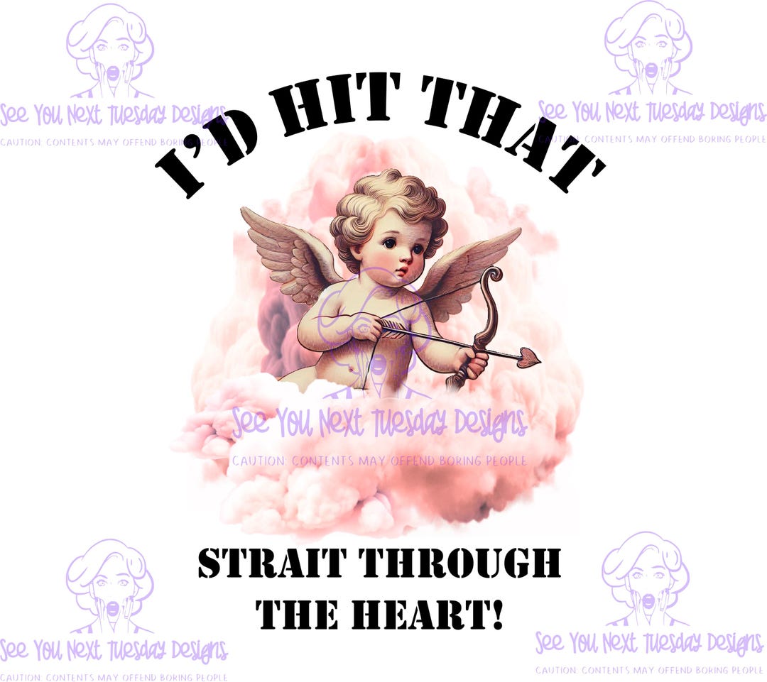 Cupid's Arrow i'd Hit That Straight Through the Heart High-res Digital ...