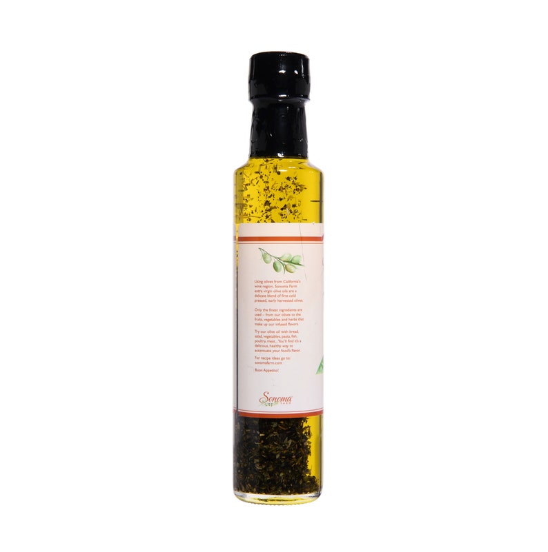 Basil Infused Extra Virgin Olive Oil 8.5 Oz / 250ml - Etsy