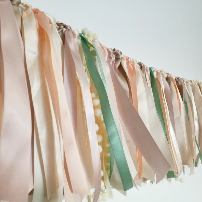 Ribbon Garland - Etsy