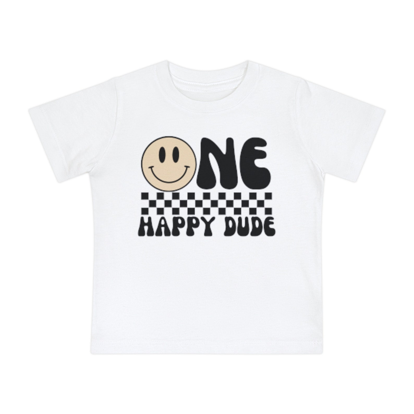 Neutral ONE Happy Dude Shirt, One Happy Dude Tee, One Cool Dude 1st ...
