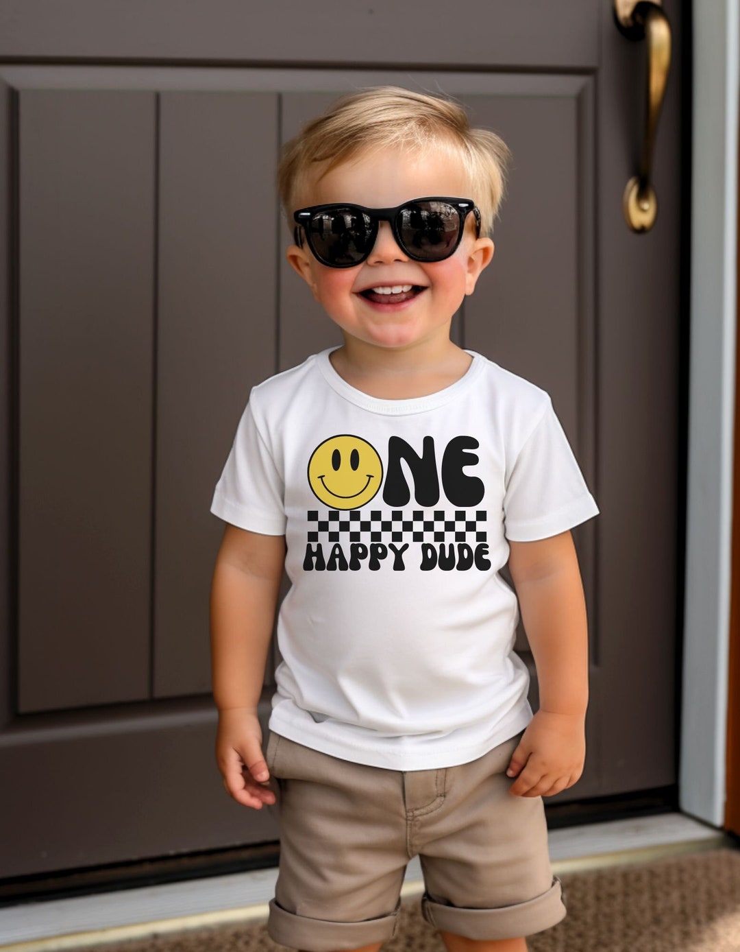 One Happy Dude Shirt, One Cool Dude Tee, Yellow One Happy Dude Tshirt ...