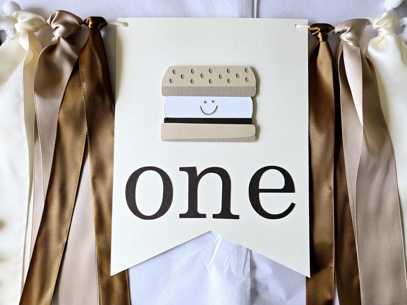 Smores One Banner, Smores High Chair Garland, First Birthday Boy Decor ...