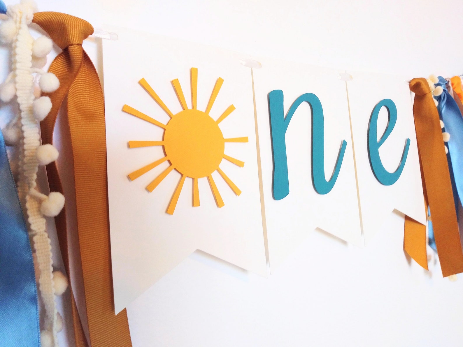 Boy Sunshine Banner First Trip Around the Sun Theme Sun High - Etsy