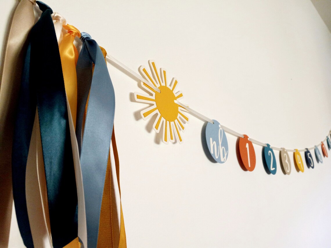 Boys Photo Banner Milestone Banner Boy Monthly Photo Banner - Etsy